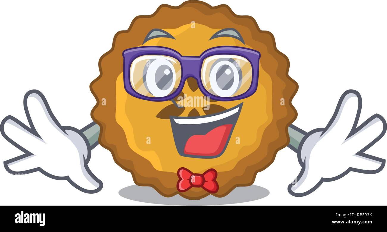 Geek apple pie on a cartoon table Stock Vector Image & Art - Alamy