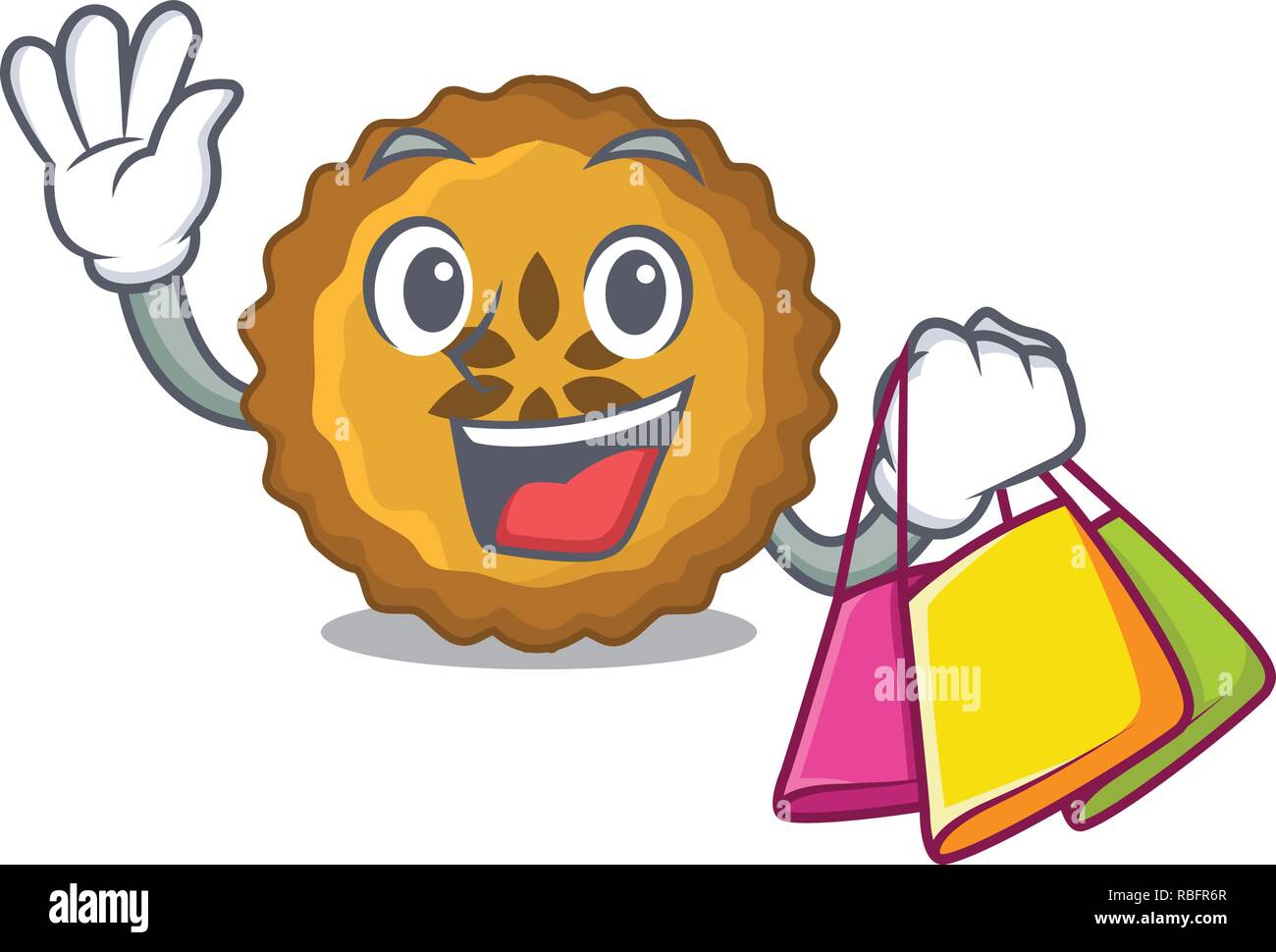 Delicious piece apple pie Stock Vector Images - Alamy