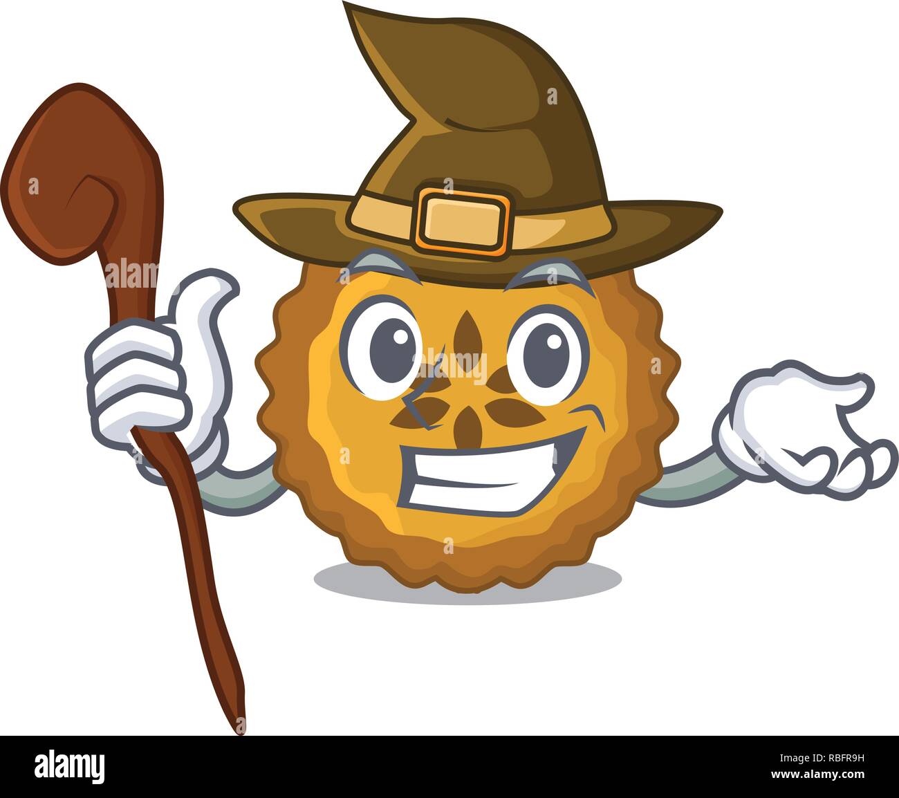 Witch apple pie on the character board Stock Vector Image & Art - Alamy