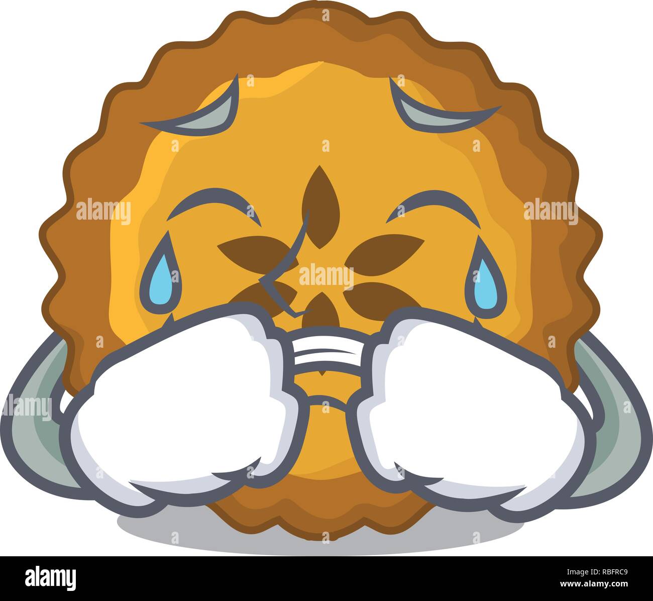 Crying apple pie on the character board Stock Vector Image & Art - Alamy