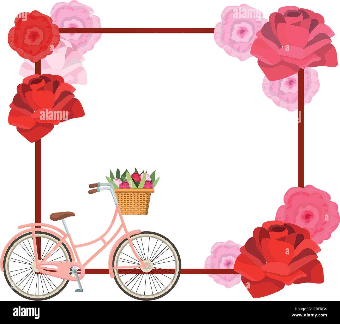 cute roses cartoon Stock Vector Image & Art - Alamy