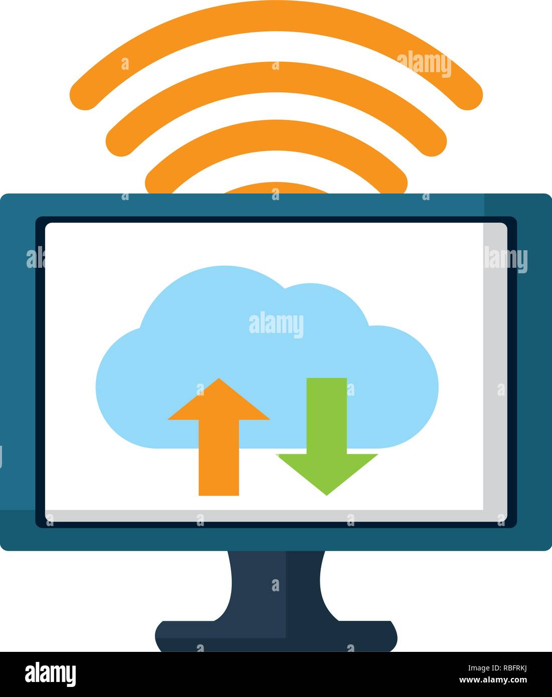 technology computing cartoon Stock Vector Image & Art - Alamy