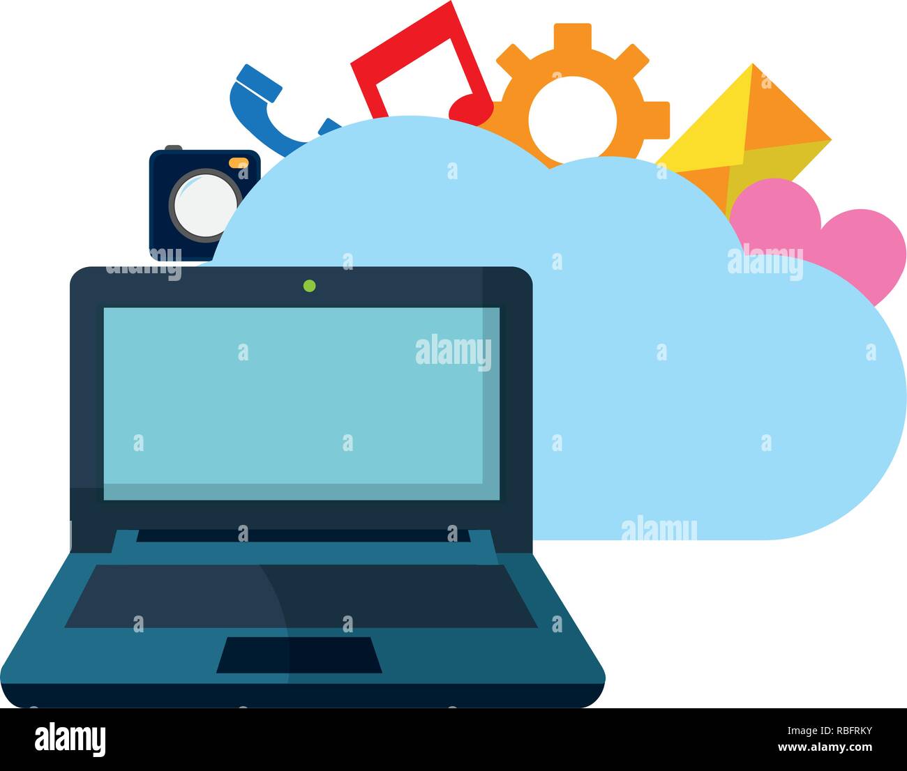 technology computing cartoon Stock Vector Image & Art - Alamy