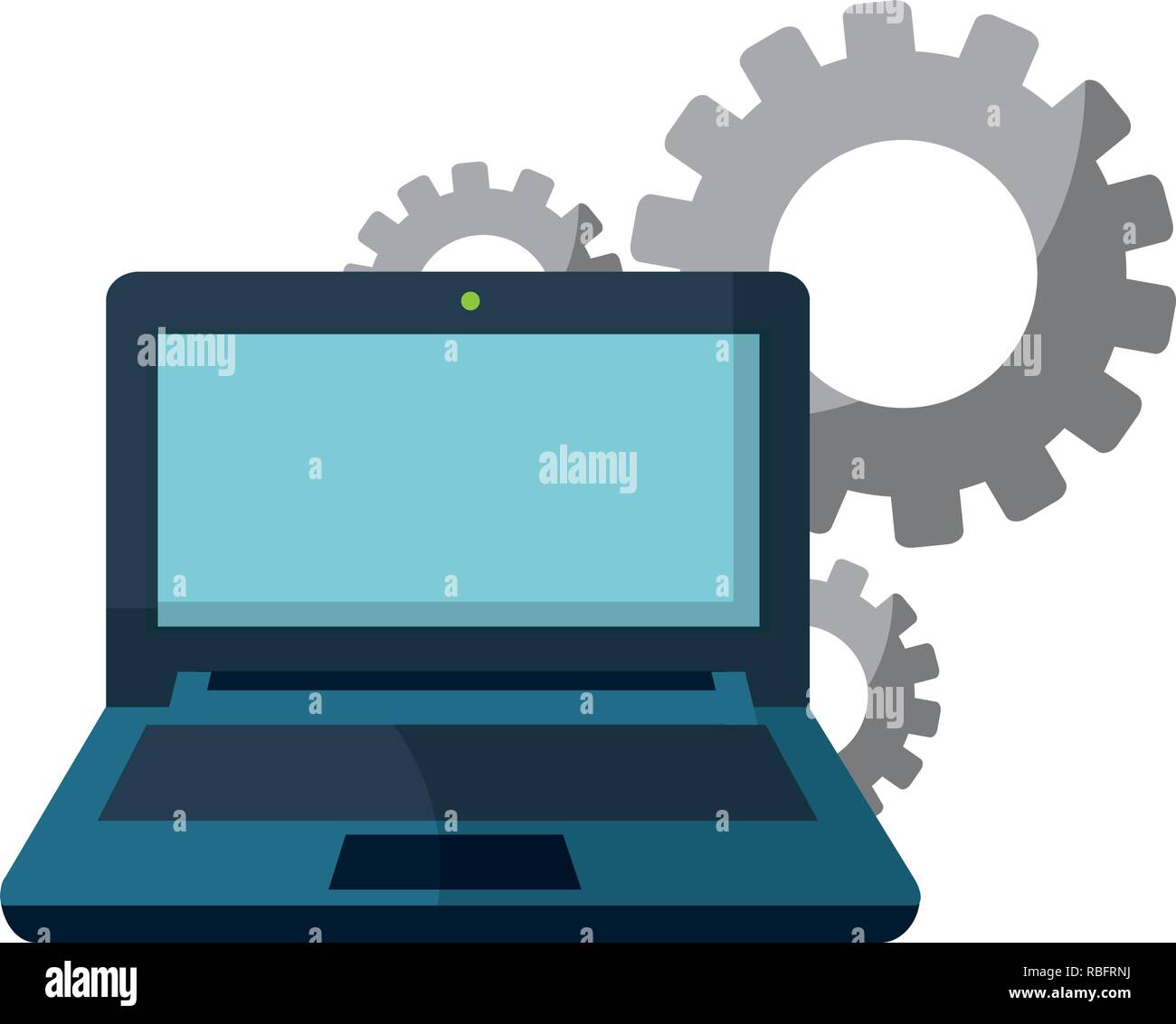technology computing support cartoon Stock Vector Image & Art - Alamy