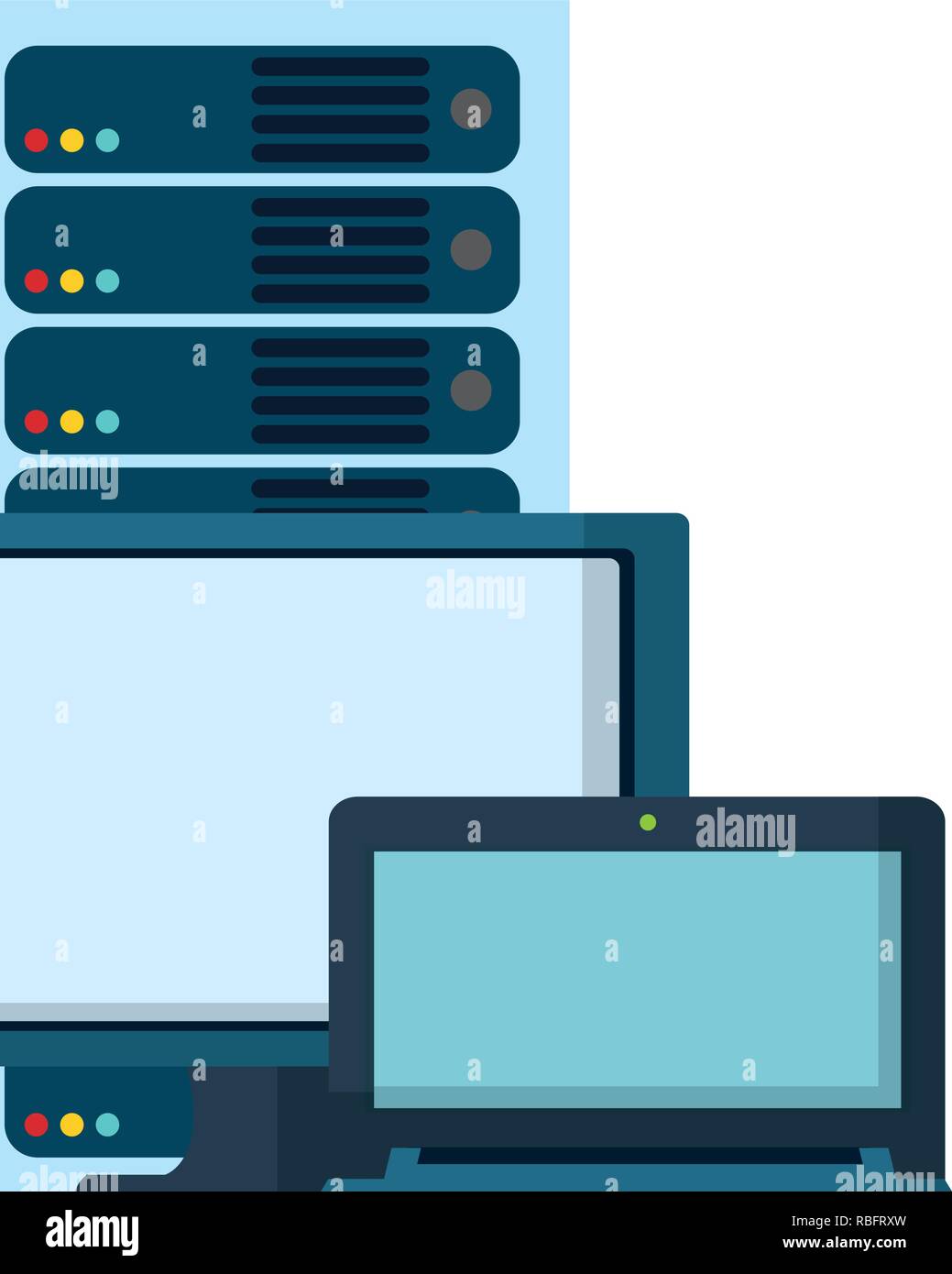 technology computing cartoon Stock Vector Image & Art - Alamy