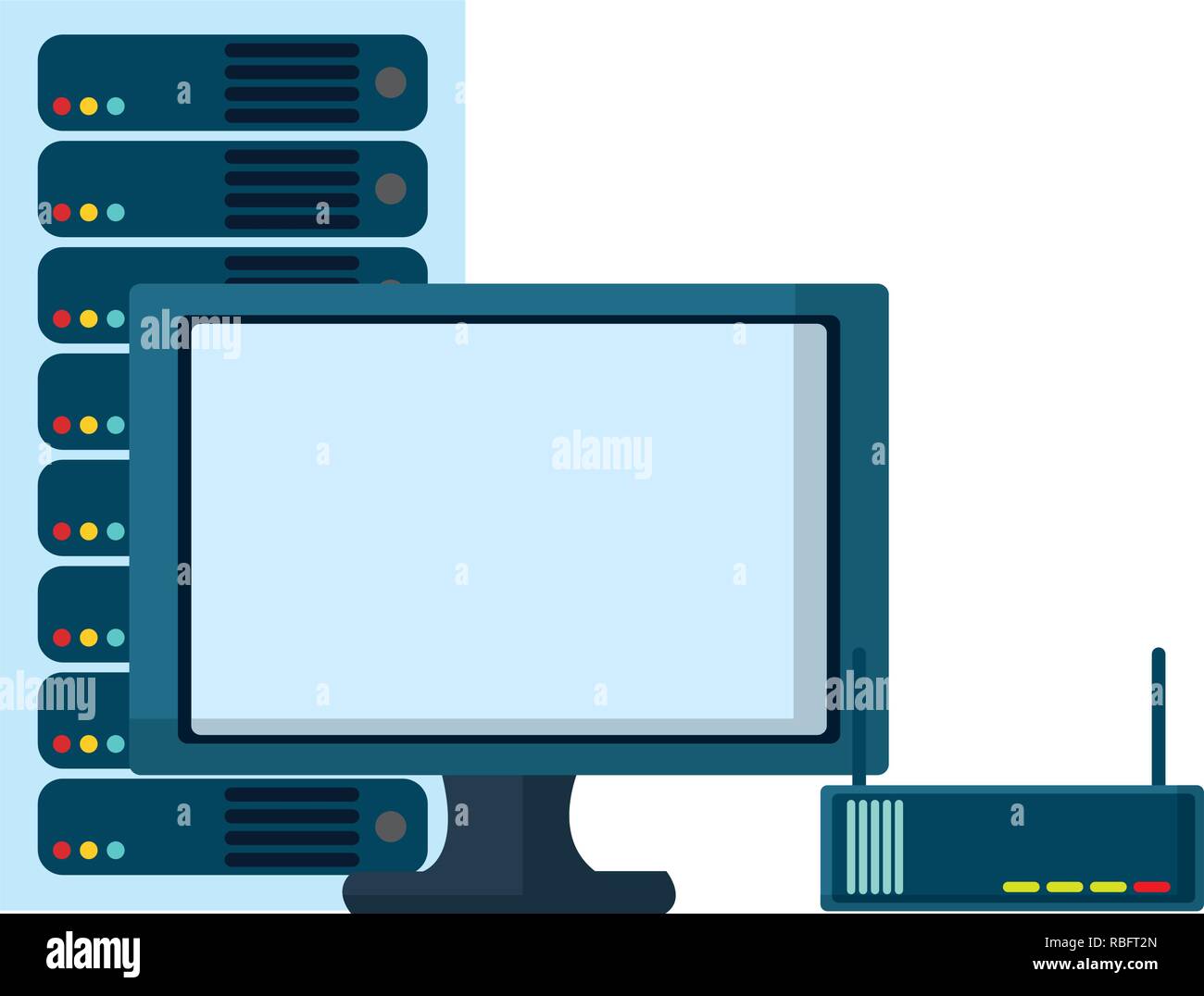 technology computing cartoon Stock Vector Image & Art - Alamy