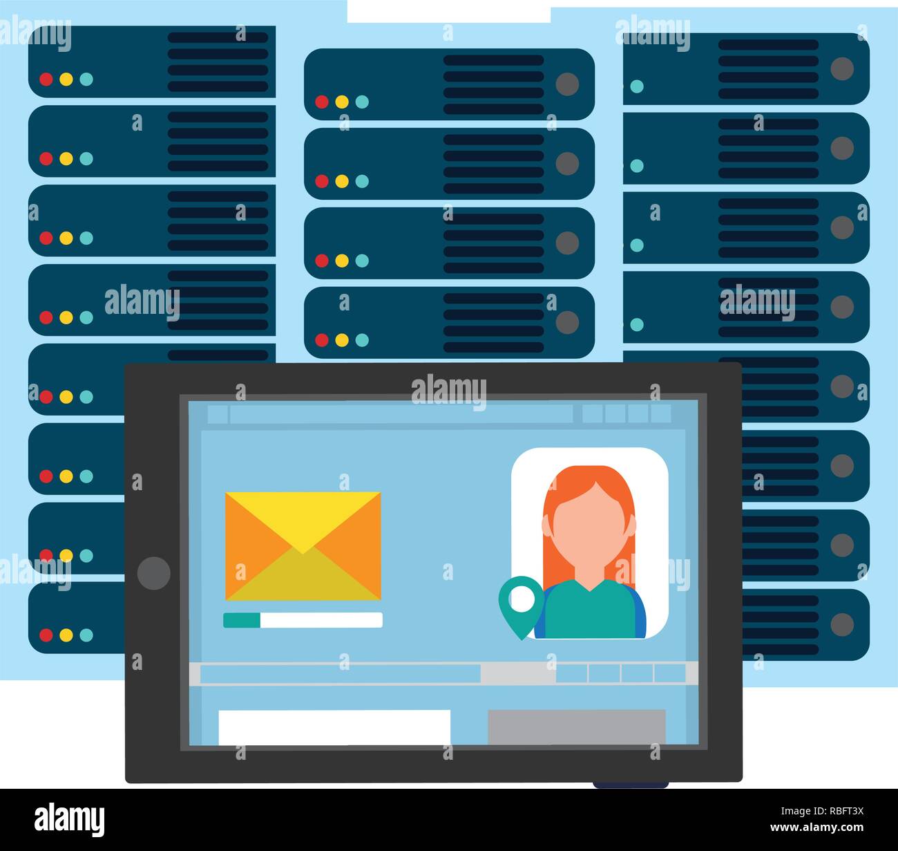technology computing cartoon Stock Vector Image & Art - Alamy