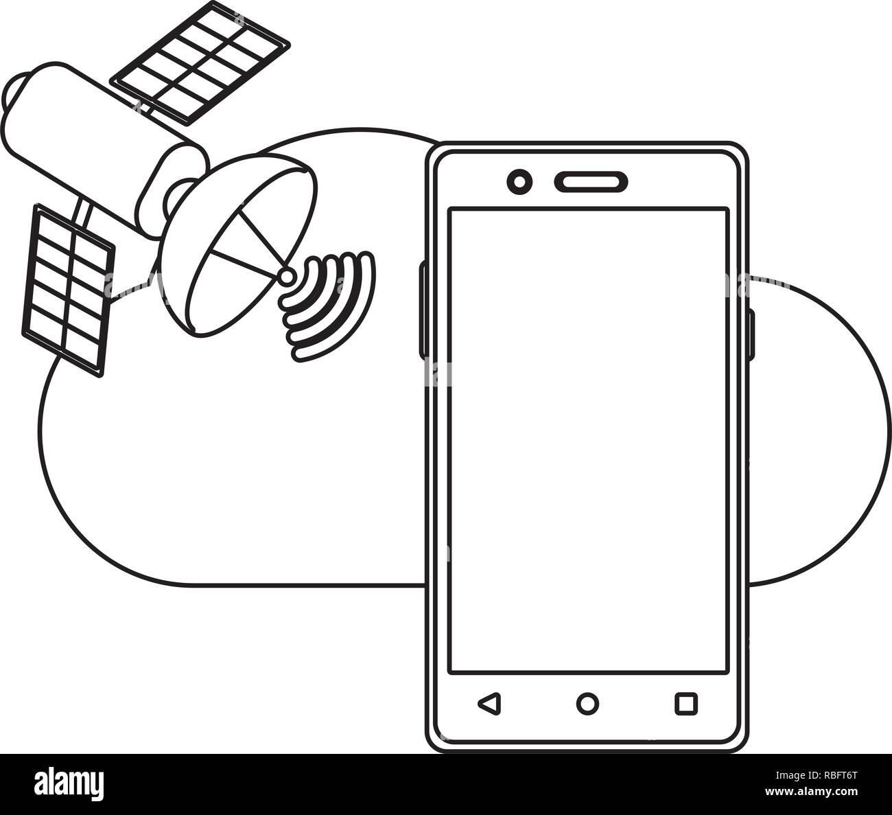 technology smartphone cartoon Stock Vector Image & Art - Alamy