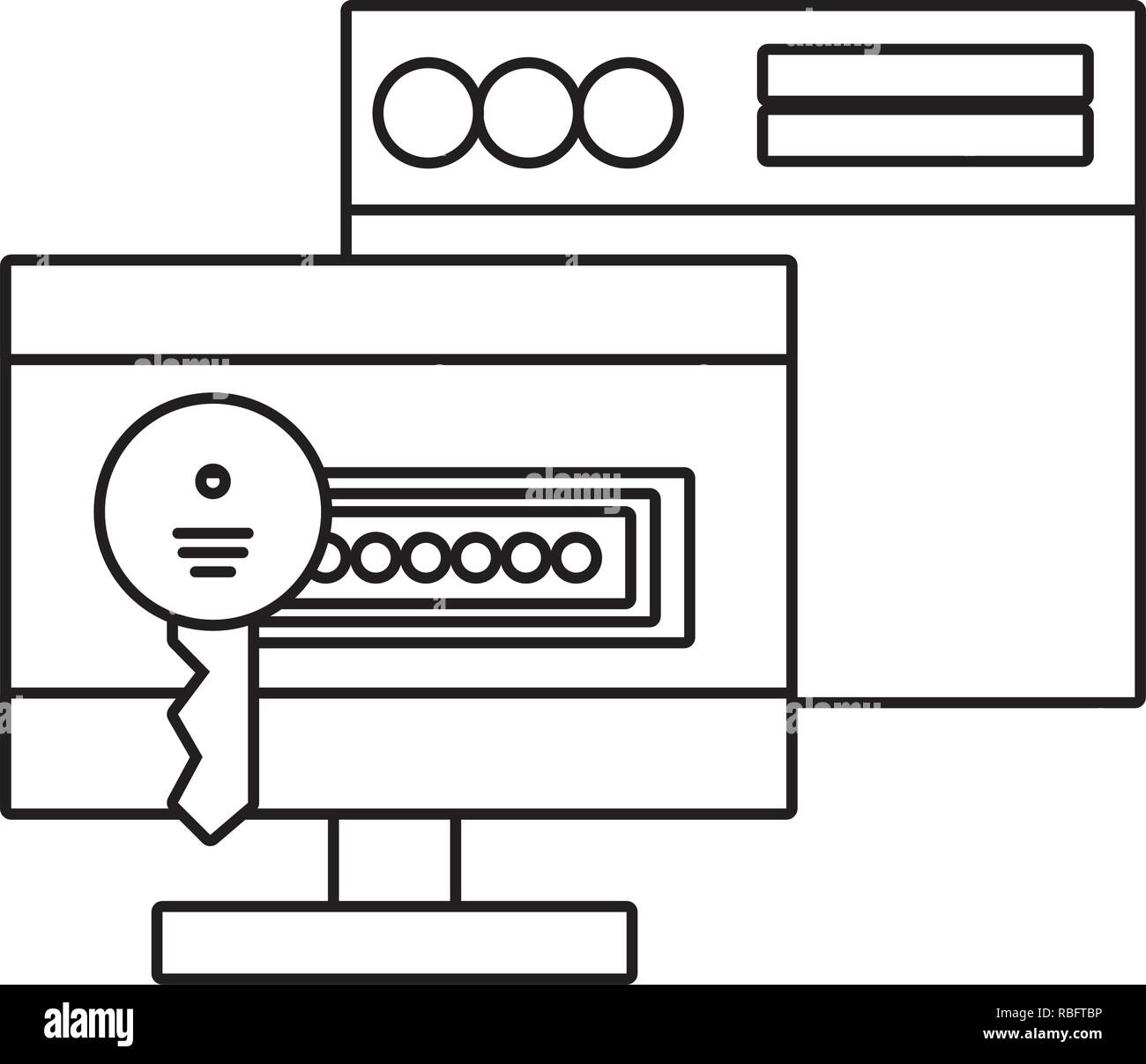 technology computing cartoon Stock Vector Image & Art - Alamy