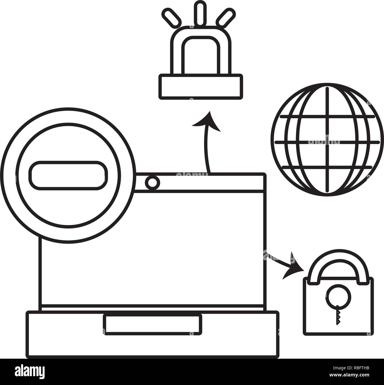 technology computing cartoon Stock Vector Image & Art - Alamy