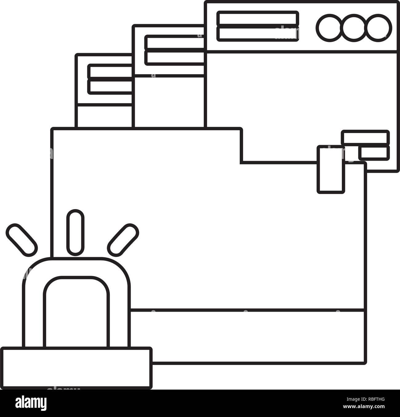technology computing cartoon Stock Vector Image & Art - Alamy