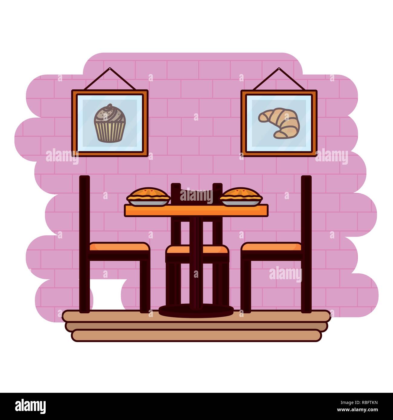 delicious bakery cartoon Stock Vector Image & Art - Alamy