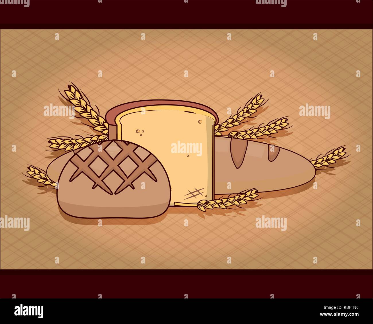 delicious bakery cartoon Stock Vector Image & Art - Alamy