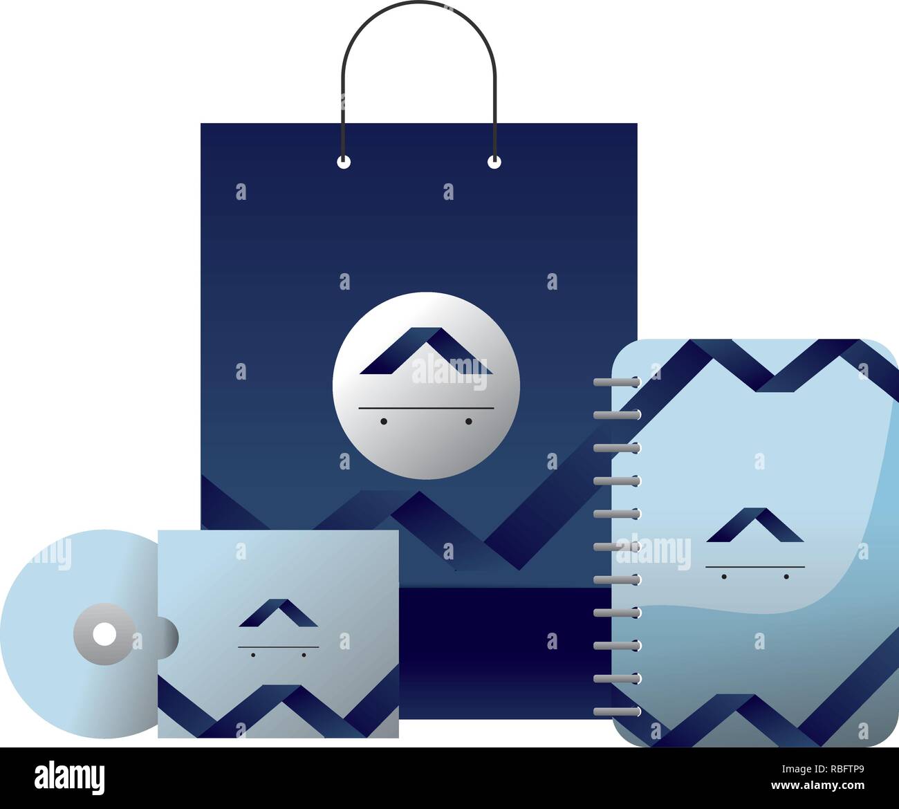 corporate merchandise elements cartoon Stock Vector Image & Art - Alamy