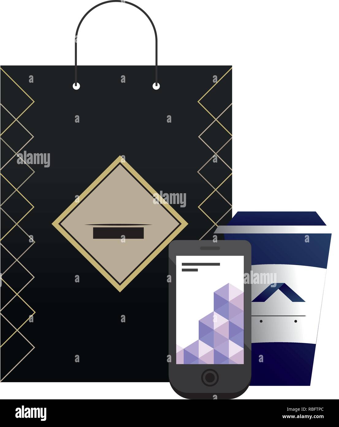 corporate merchandise elements cartoon Stock Vector Image & Art - Alamy