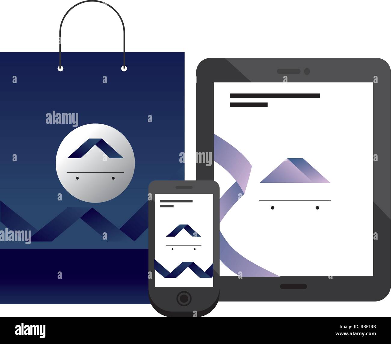 corporate merchandise elements cartoon Stock Vector Image & Art - Alamy