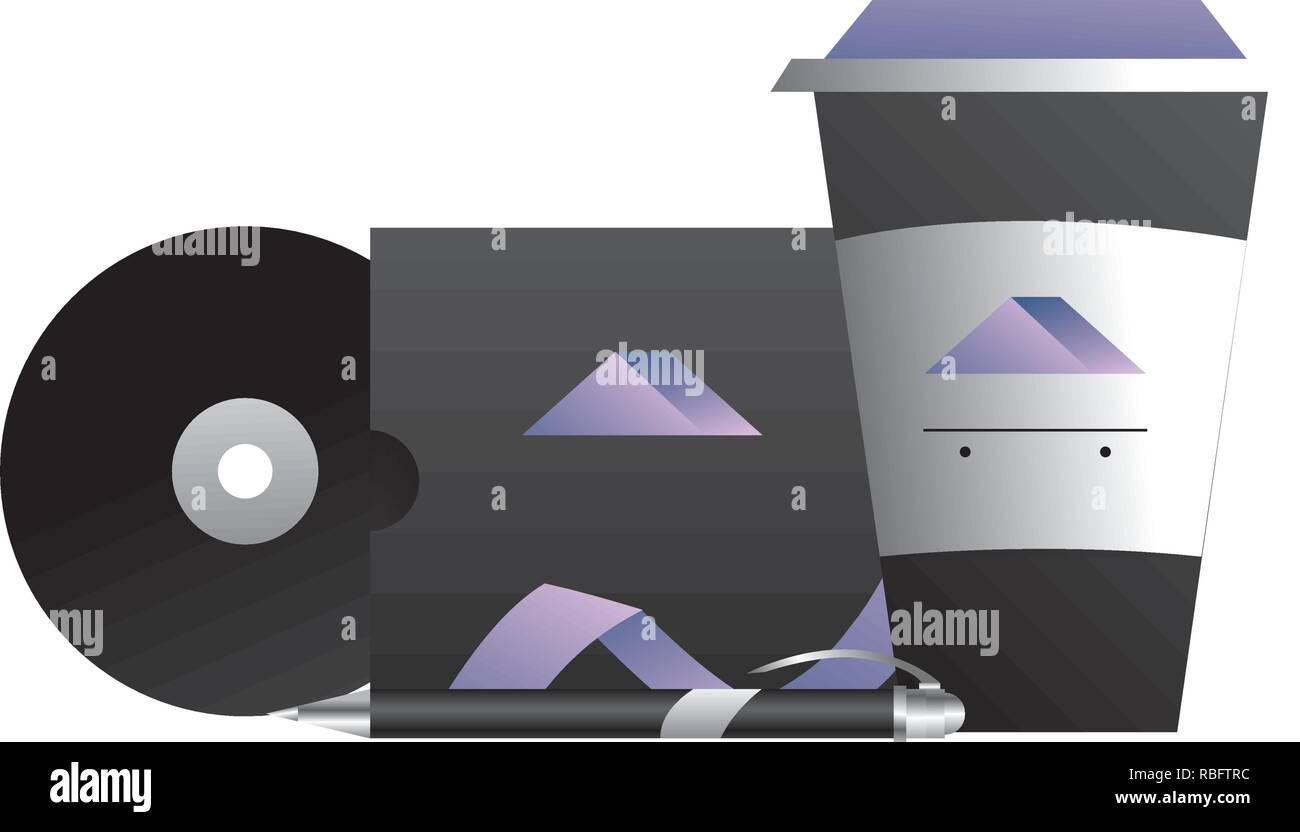 corporate merchandise elements cartoon Stock Vector Image & Art - Alamy