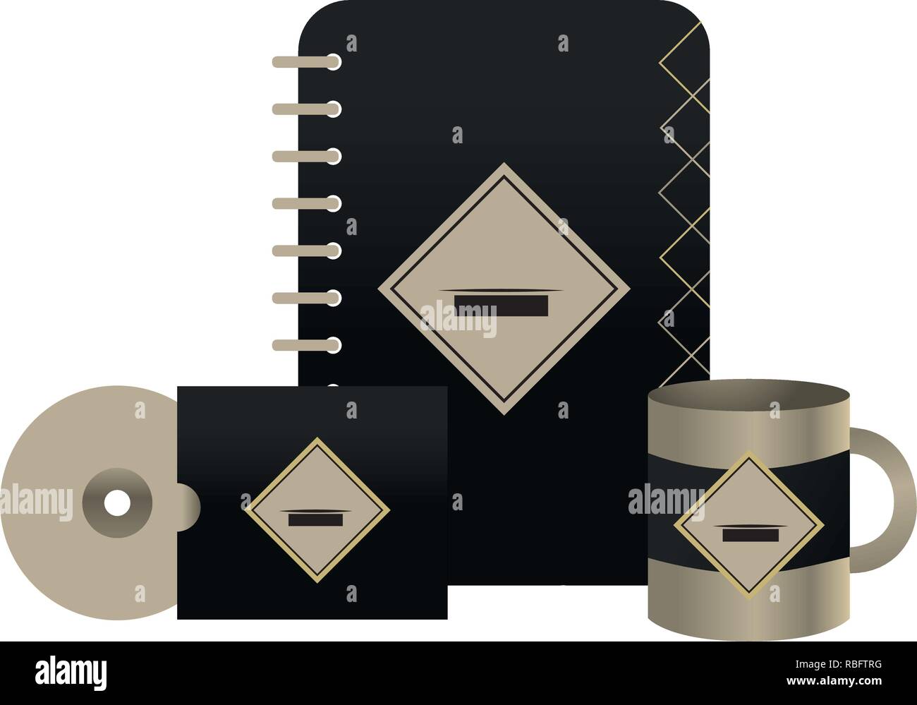 corporate merchandise elements cartoon Stock Vector Image & Art - Alamy