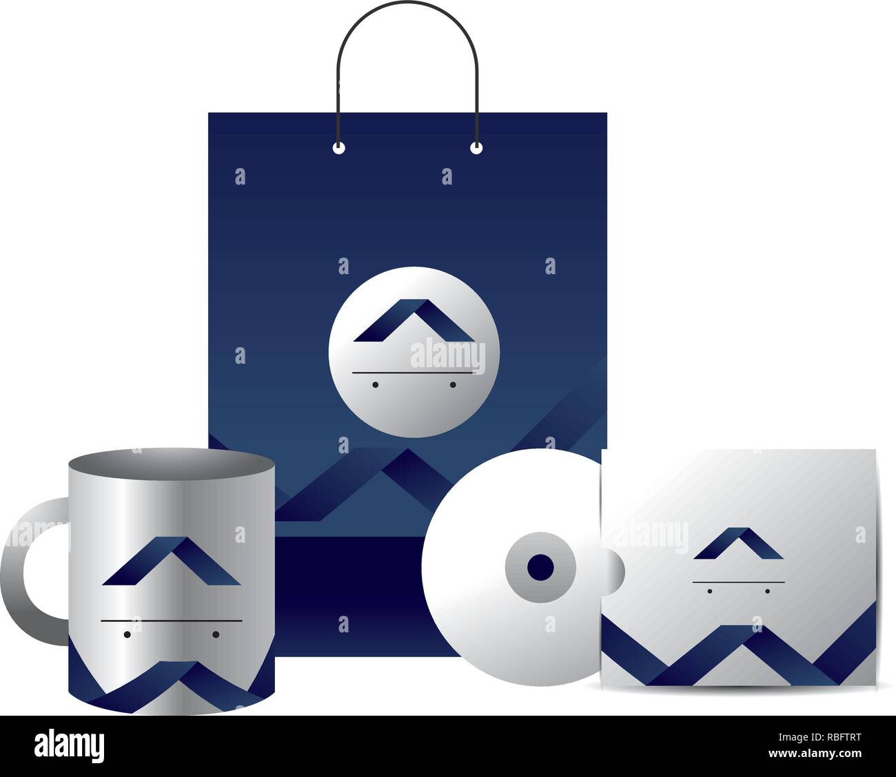 corporate merchandise elements cartoon Stock Vector Image & Art - Alamy