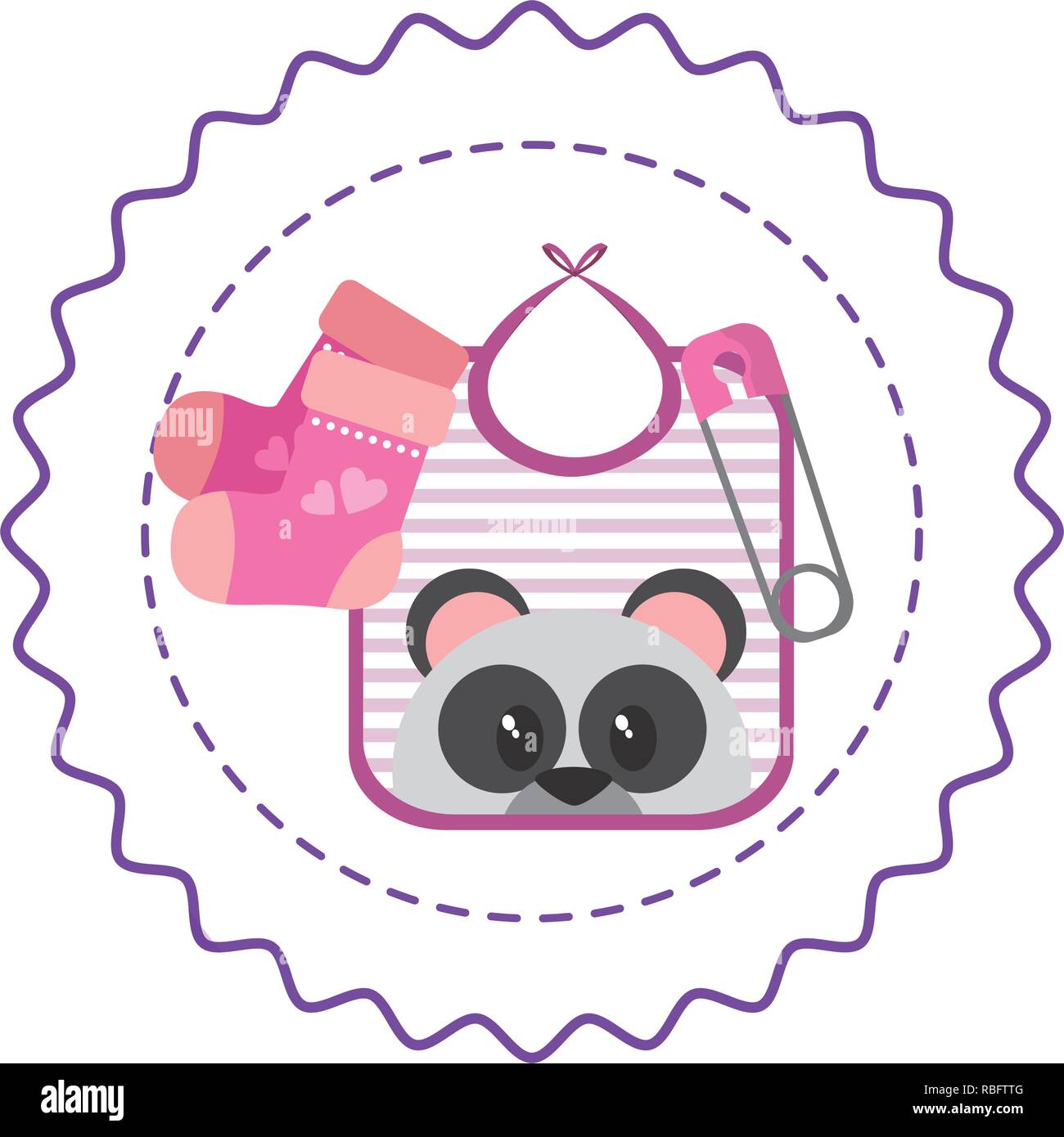 cute baby shower cartoon Stock Vector Image & Art - Alamy
