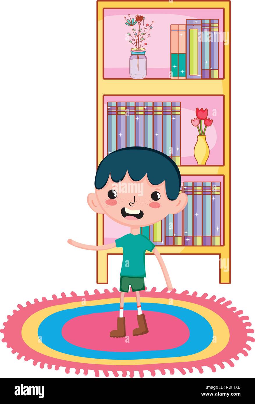 cute child cartoon Stock Vector Image & Art - Alamy