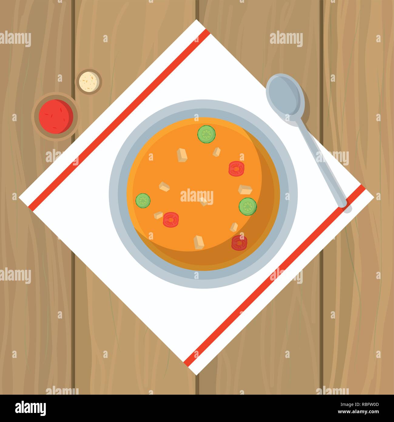 delicious food cartoon Stock Vector Image & Art - Alamy