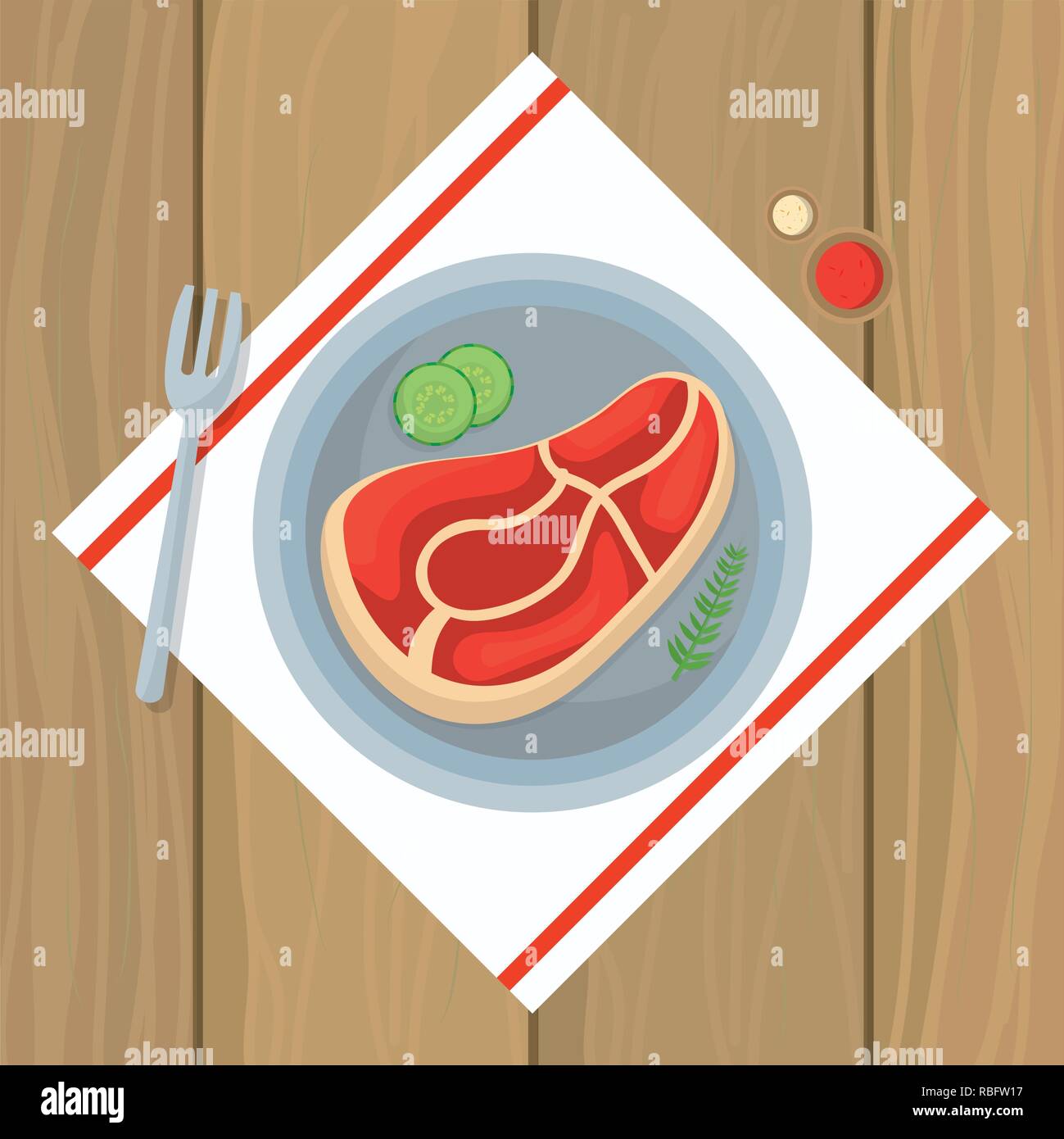 delicious food cartoon Stock Vector Image & Art - Alamy