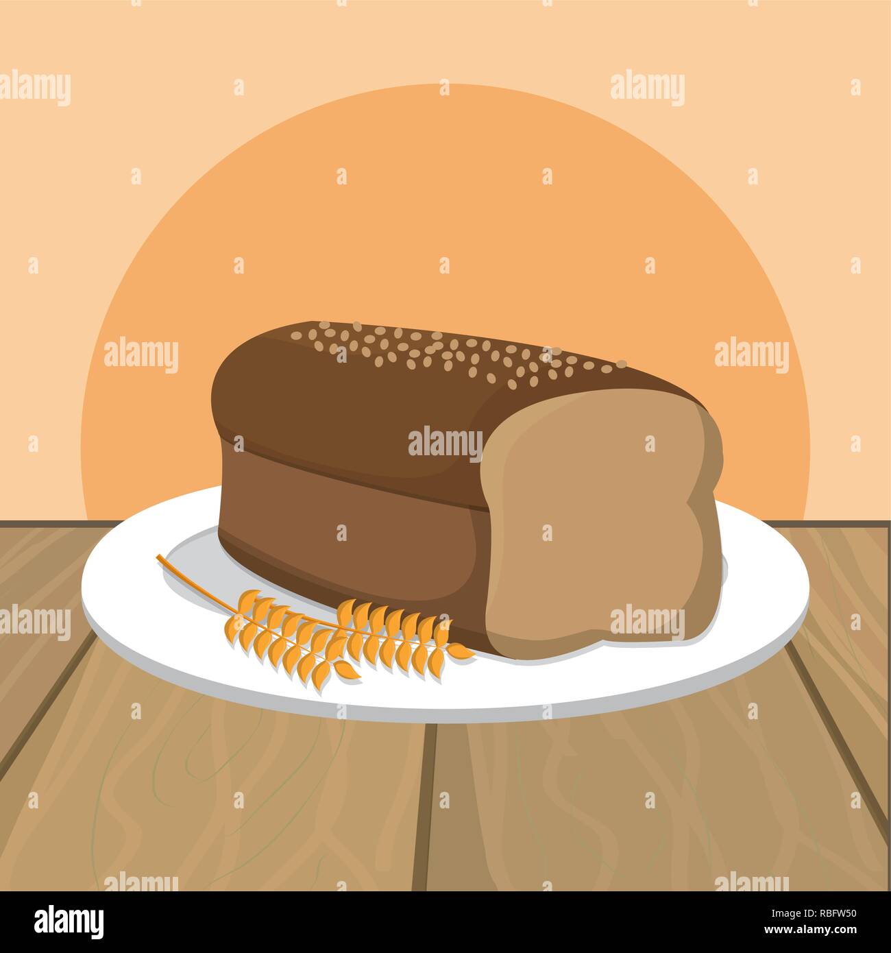 delicious food cartoon Stock Vector Image & Art - Alamy