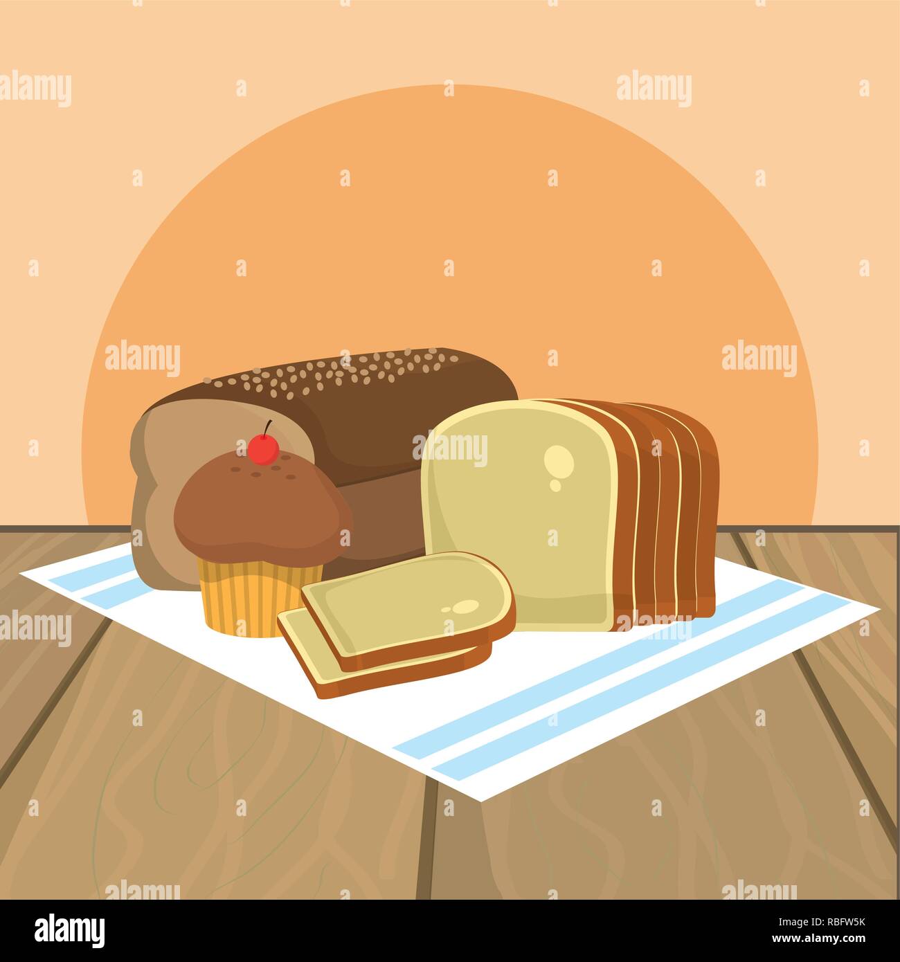delicious food cartoon Stock Vector Image & Art - Alamy