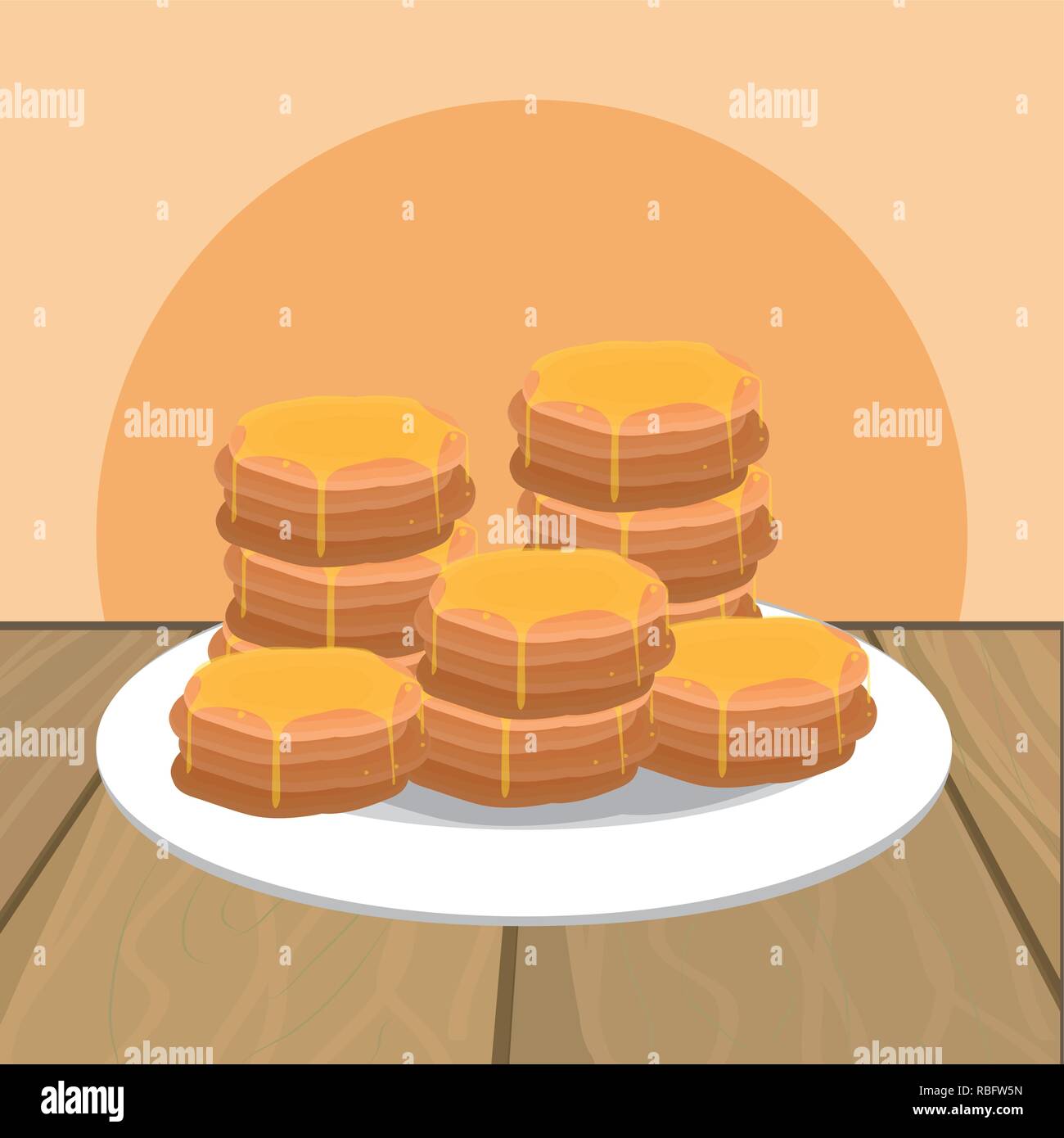 delicious food cartoon Stock Vector Image & Art - Alamy