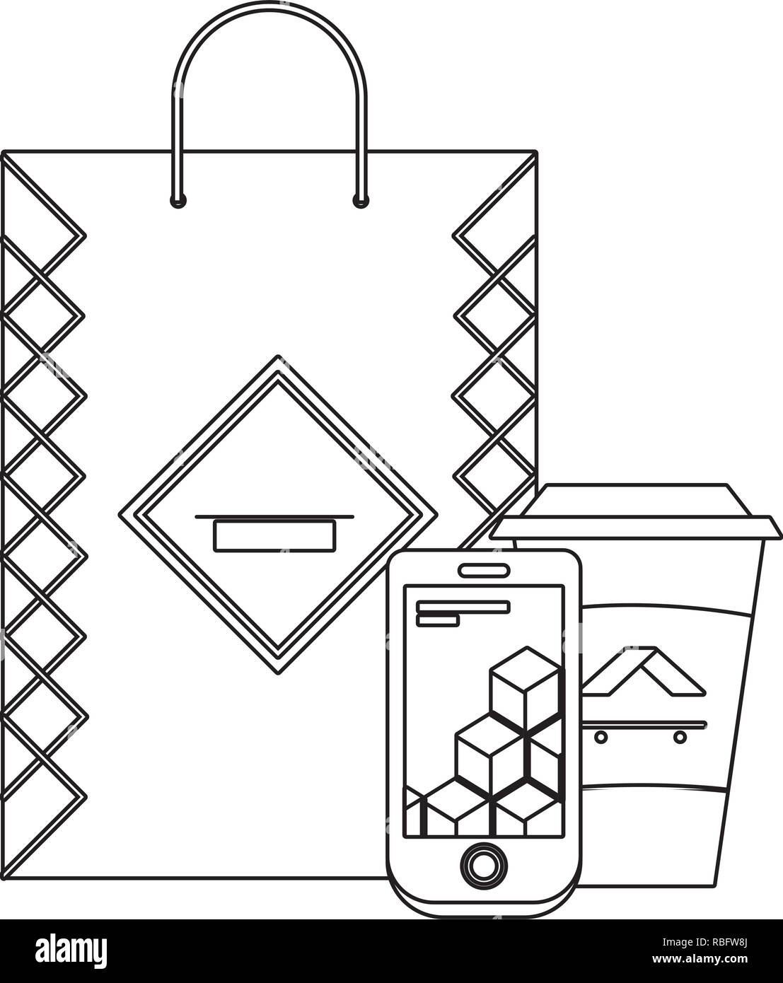 corporate merchandise elements cartoon Stock Vector Image & Art - Alamy