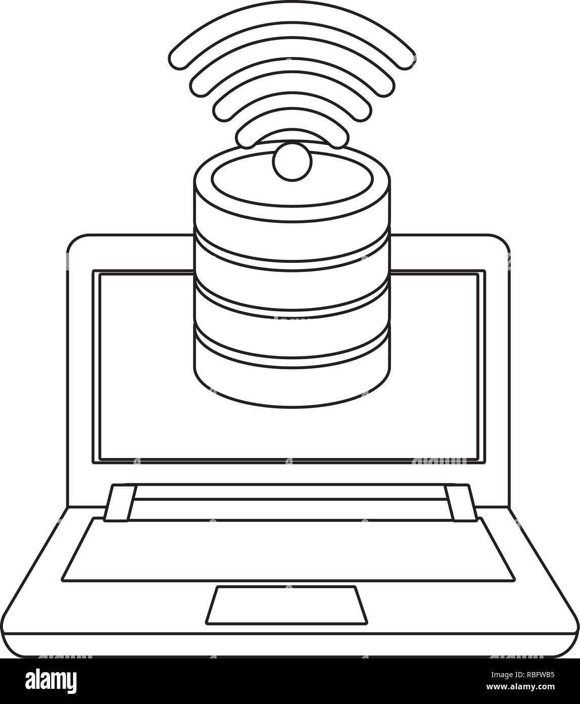 technology computing cartoon Stock Vector Image & Art - Alamy