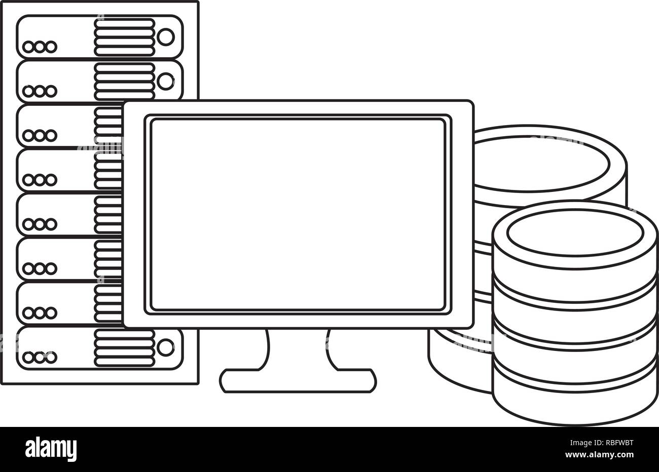 technology computing cartoon Stock Vector Image & Art - Alamy
