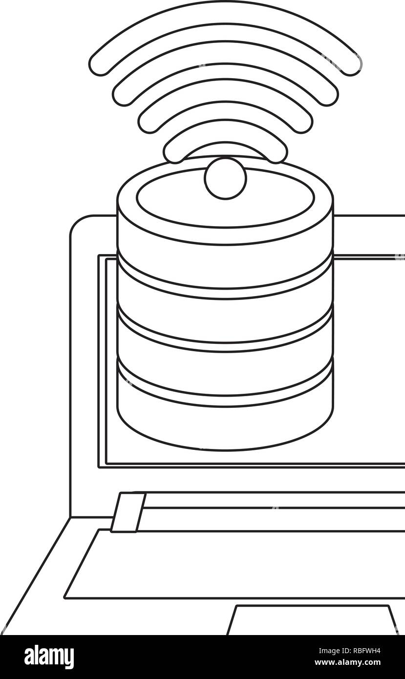 technology computing cartoon Stock Vector Image & Art - Alamy