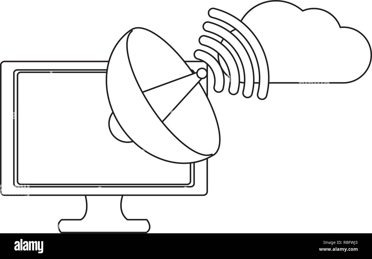 technology computing cartoon Stock Vector Image & Art - Alamy