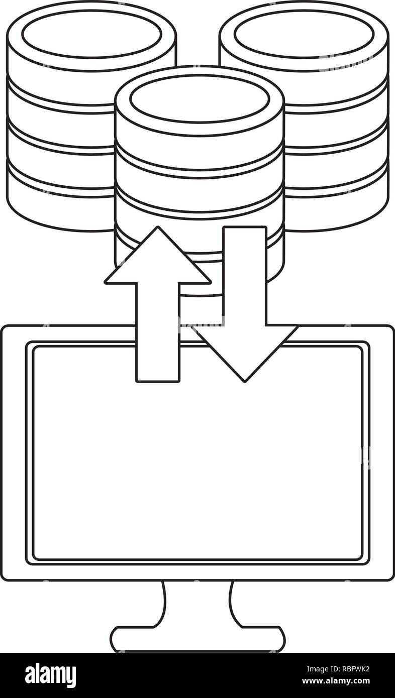 technology computing cartoon Stock Vector Image & Art - Alamy
