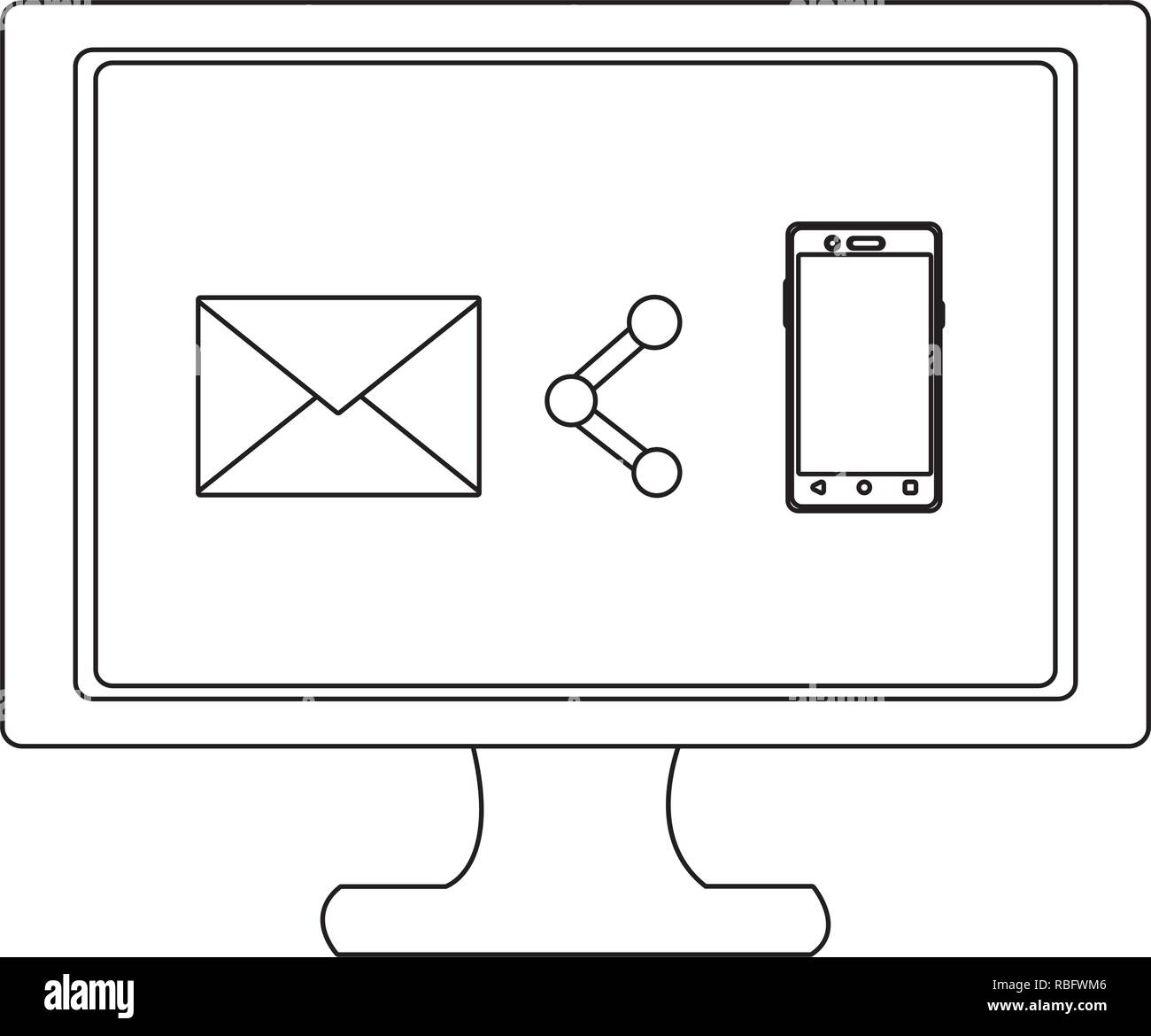 technology computing cartoon Stock Vector Image & Art - Alamy