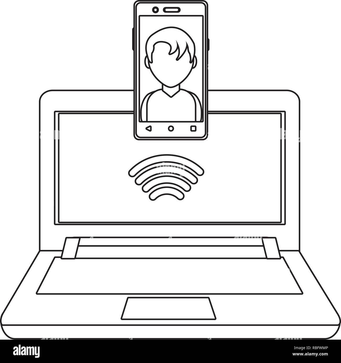 technology computing cartoon Stock Vector Image & Art - Alamy