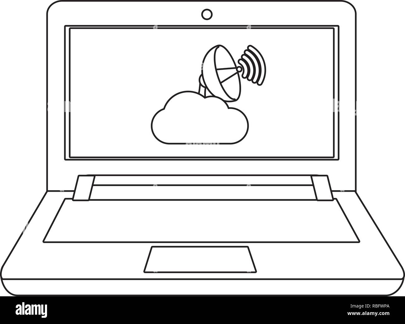 technology computing cartoon Stock Vector Image & Art - Alamy