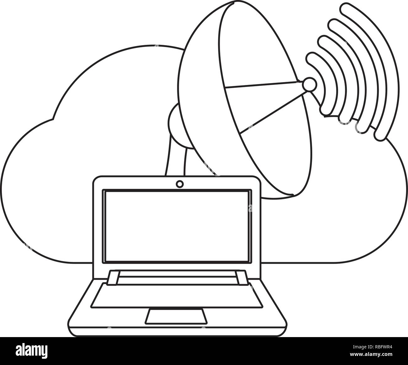 technology computing cartoon Stock Vector Image & Art - Alamy