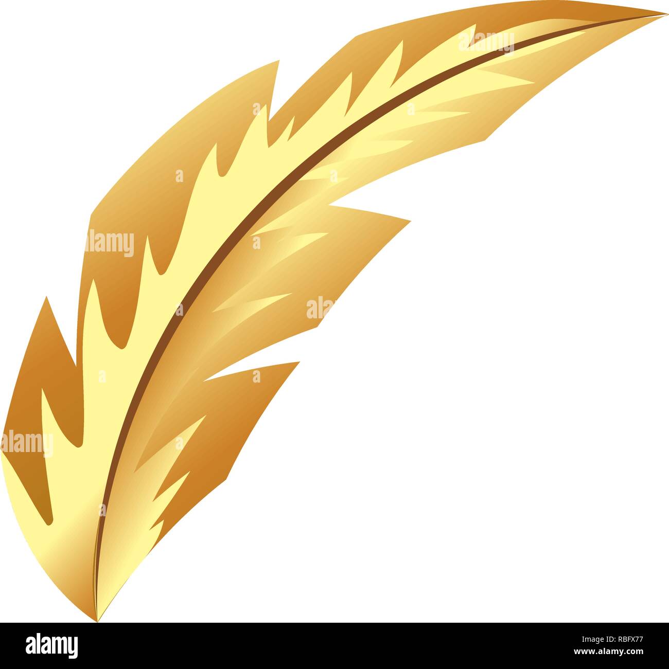 elegant feather cartoon Stock Vector Image & Art - Alamy