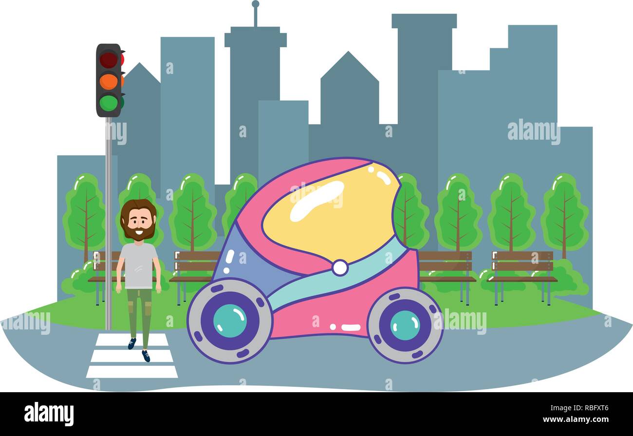 future concept cartoon Stock Vector Image & Art - Alamy