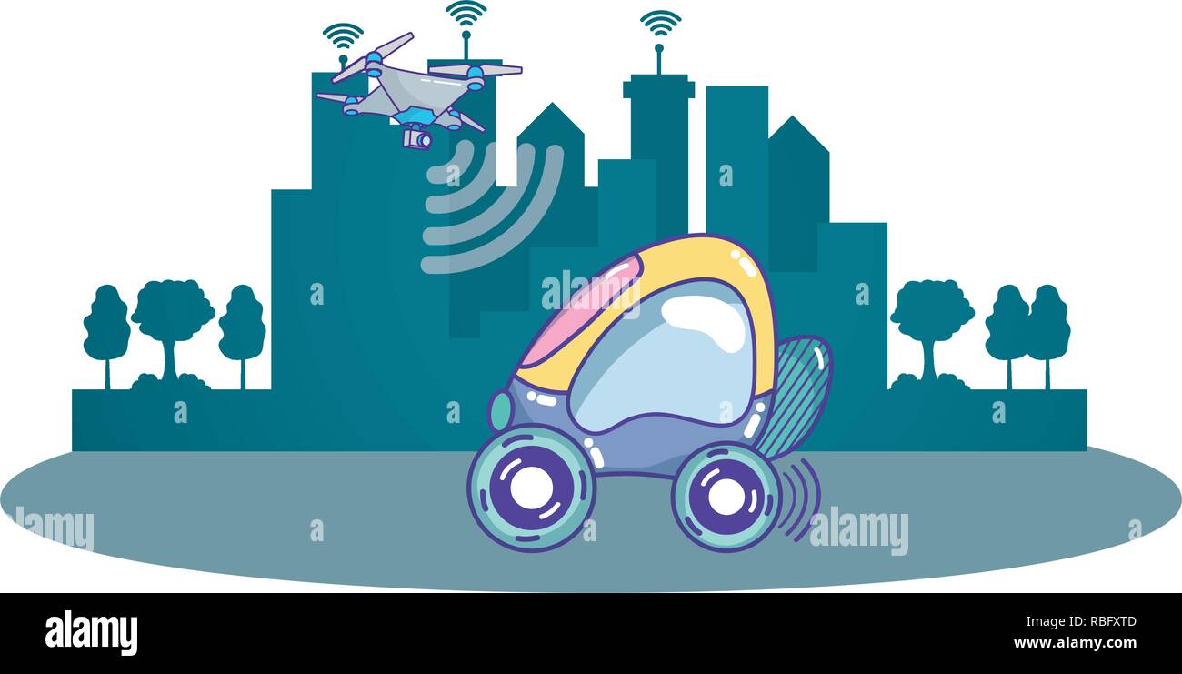 future concept cartoon Stock Vector Image & Art - Alamy