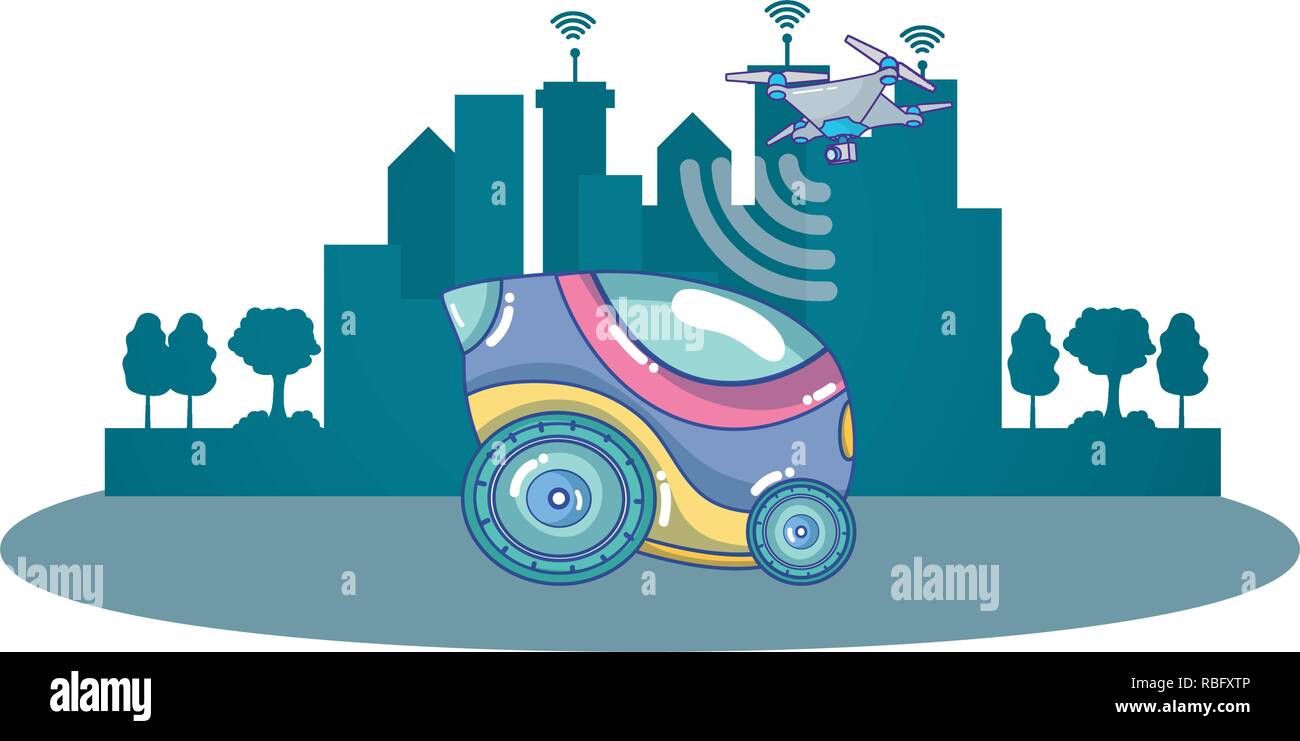 future concept cartoon Stock Vector Image & Art - Alamy