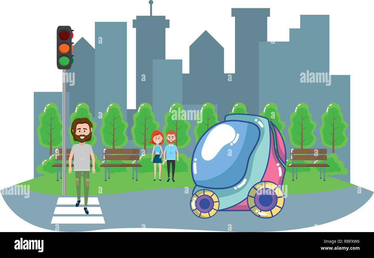 Man Drive Car Cartoon High Resolution Stock Photography and Images - Alamy