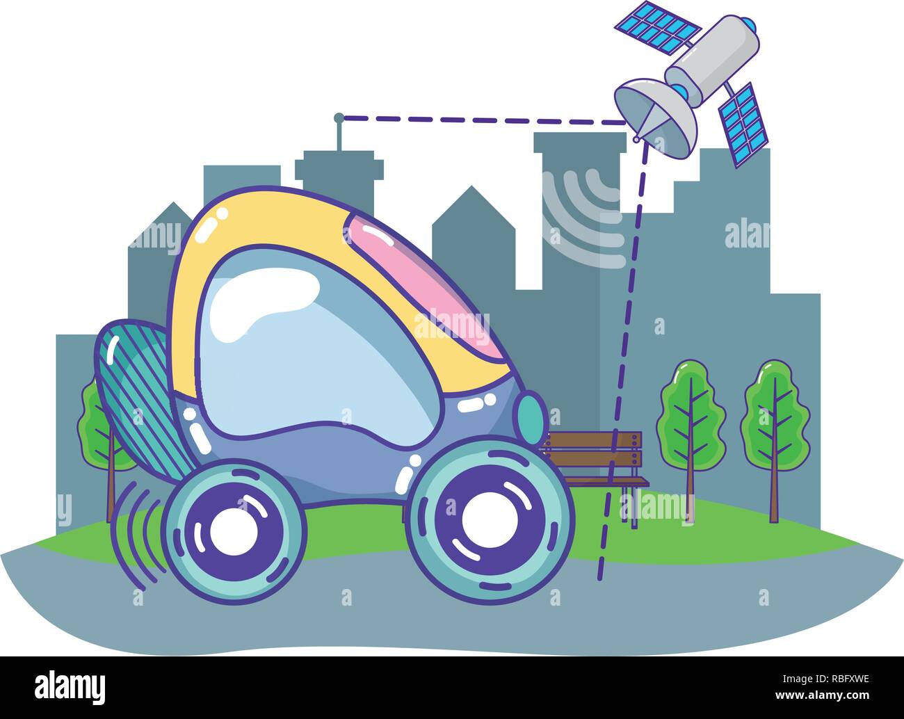 future concept cartoon Stock Vector Image & Art - Alamy