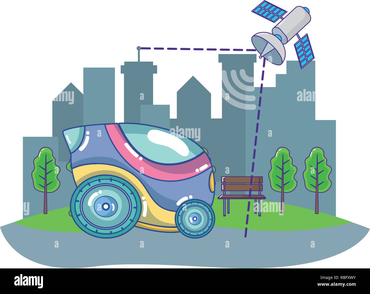 future concept cartoon Stock Vector Image & Art - Alamy