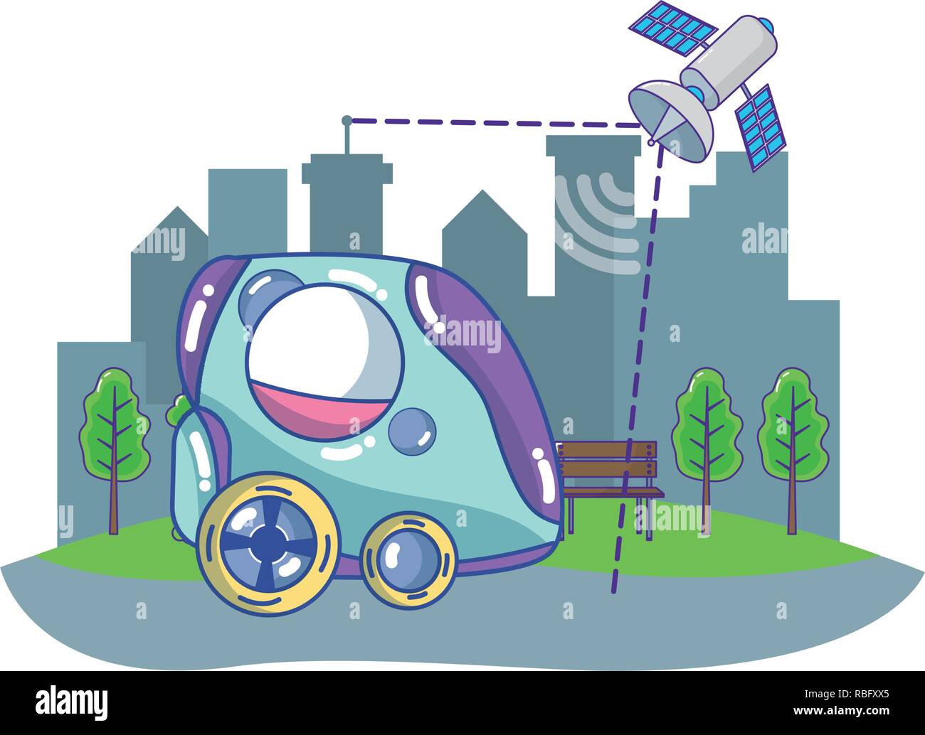 future concept cartoon Stock Vector Image & Art - Alamy