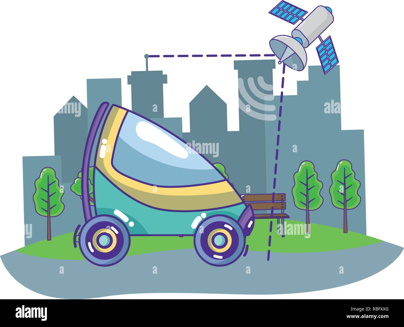 future concept cartoon Stock Vector Image & Art - Alamy