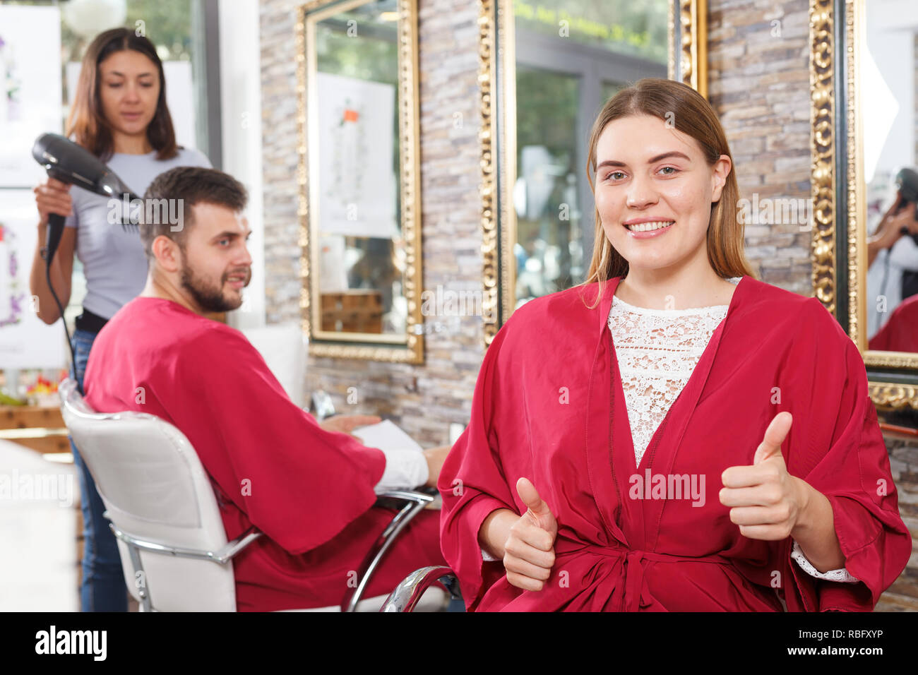Hair dressing salons hi-res stock photography and images - Alamy